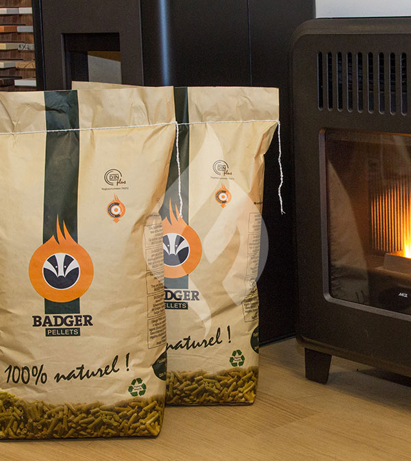 Bestel nu online Badger Houtpellets | Houtpelletshop.com